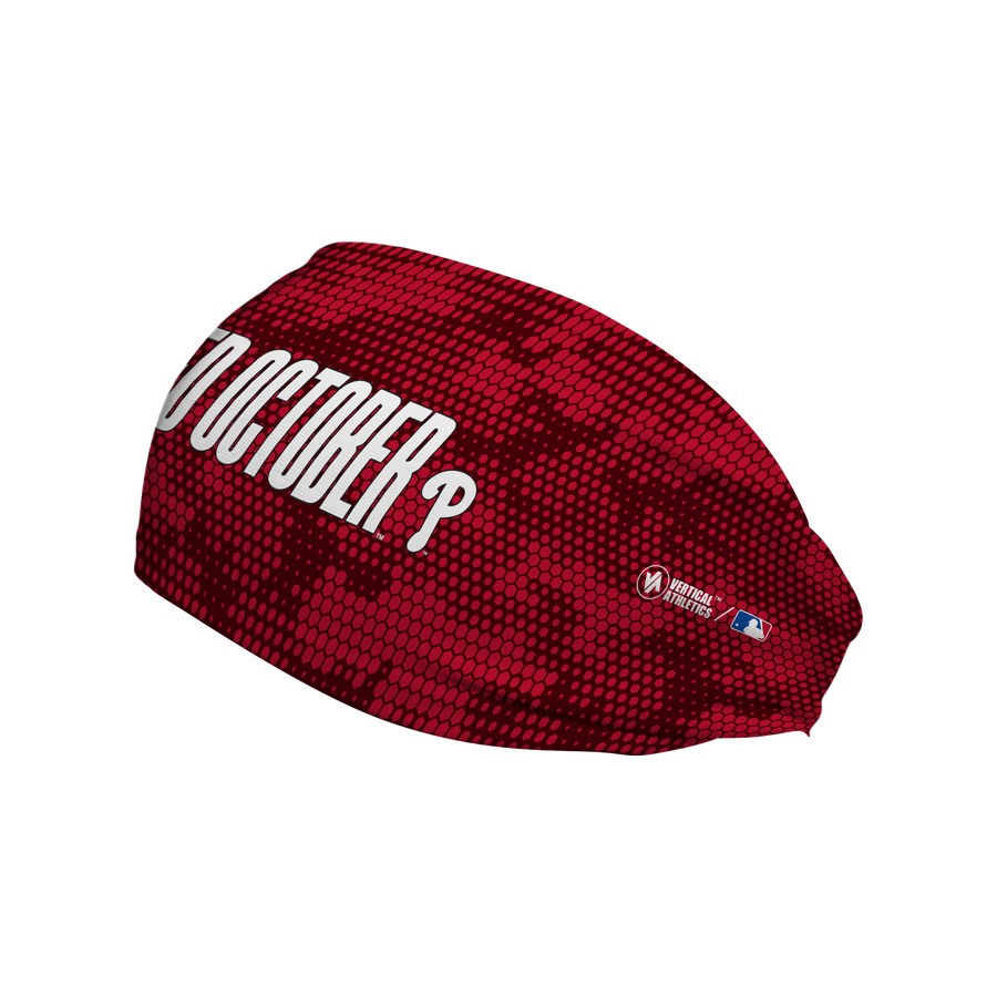 Vertical Athletics Philadelphia Phillies Red October Playoff Headband ...
