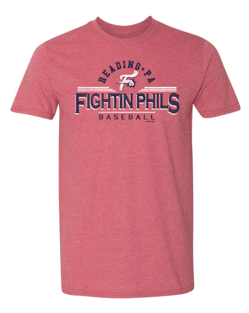 108 Stitches Reading Fightin Phils Economy Label Tee – Reading Fightin ...