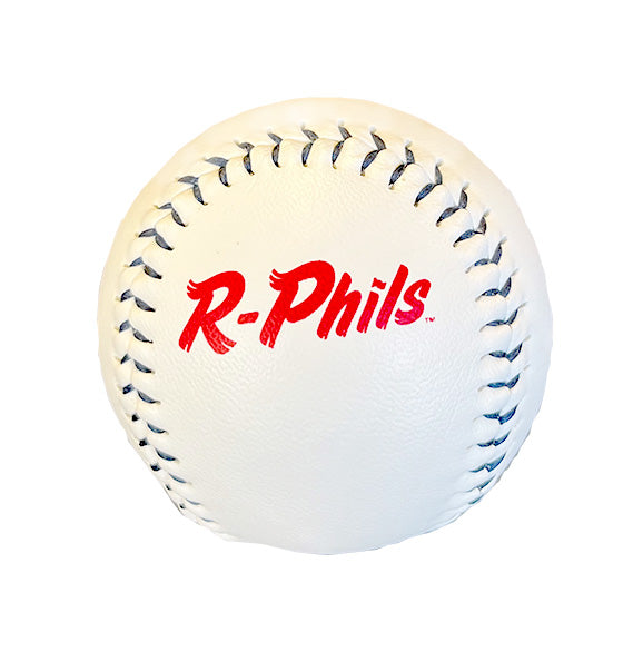 R-Phils Logo Baseball White with Navy Seams – Reading Fightin Phils ...
