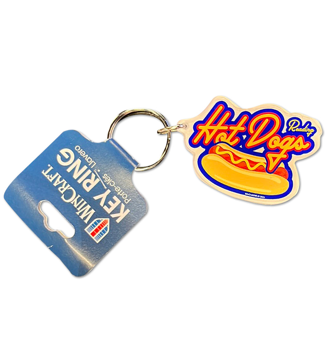 Die Cut Acrylic Reaing Hot Dogs Keychain – Reading Fightin Phils ...